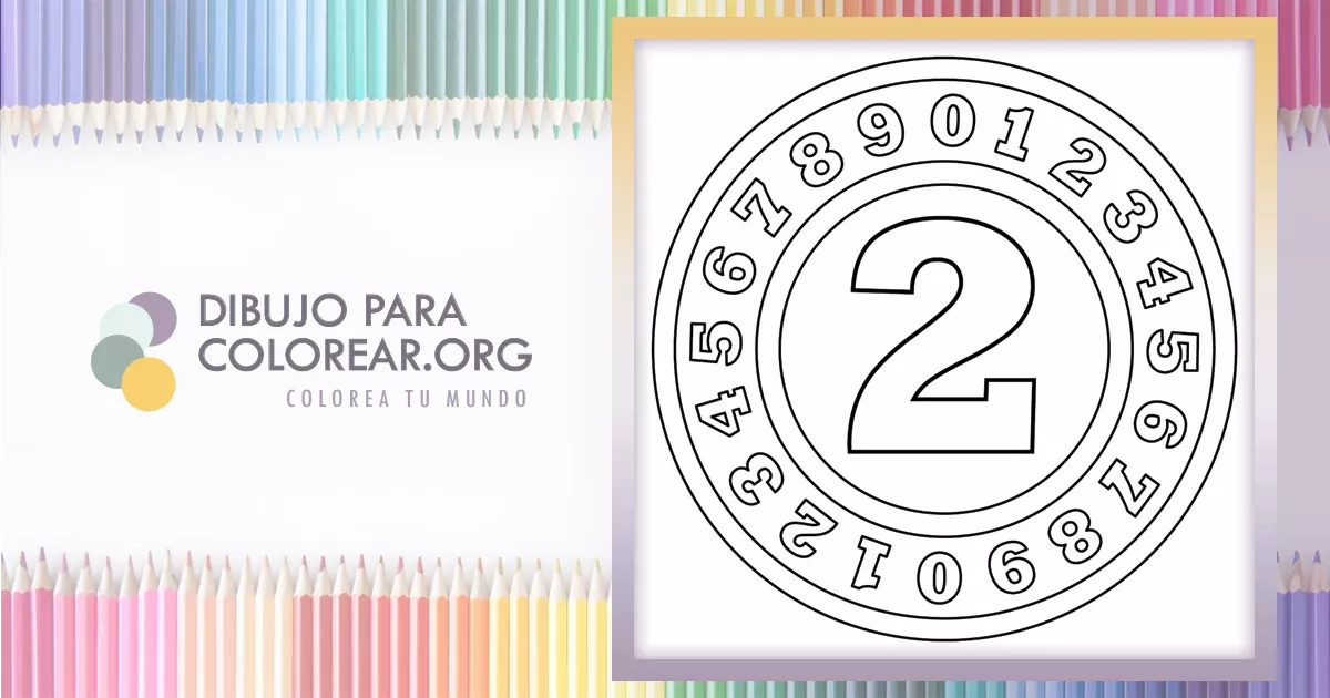 Número 2 – Dibujoparacolorear.org
